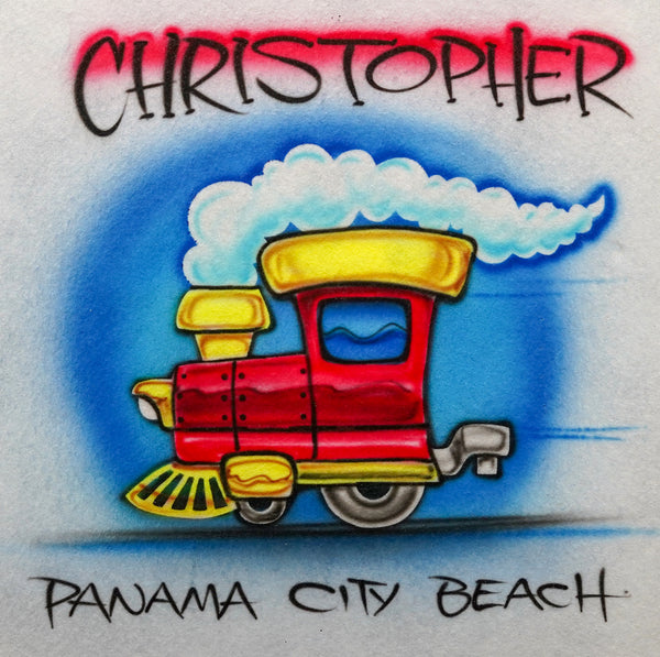 Train Engine T-Shirt – Big Airbrush